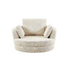 Cuddle Swivel Chair, Round Swivel Accent Chair - Loungely
