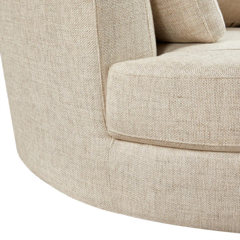 Cuddle Swivel Chair, Round Swivel Accent Chair - Loungely