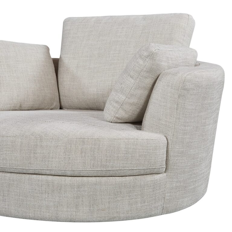 Cuddle Swivel Chair, Round Swivel Accent Chair - Loungely
