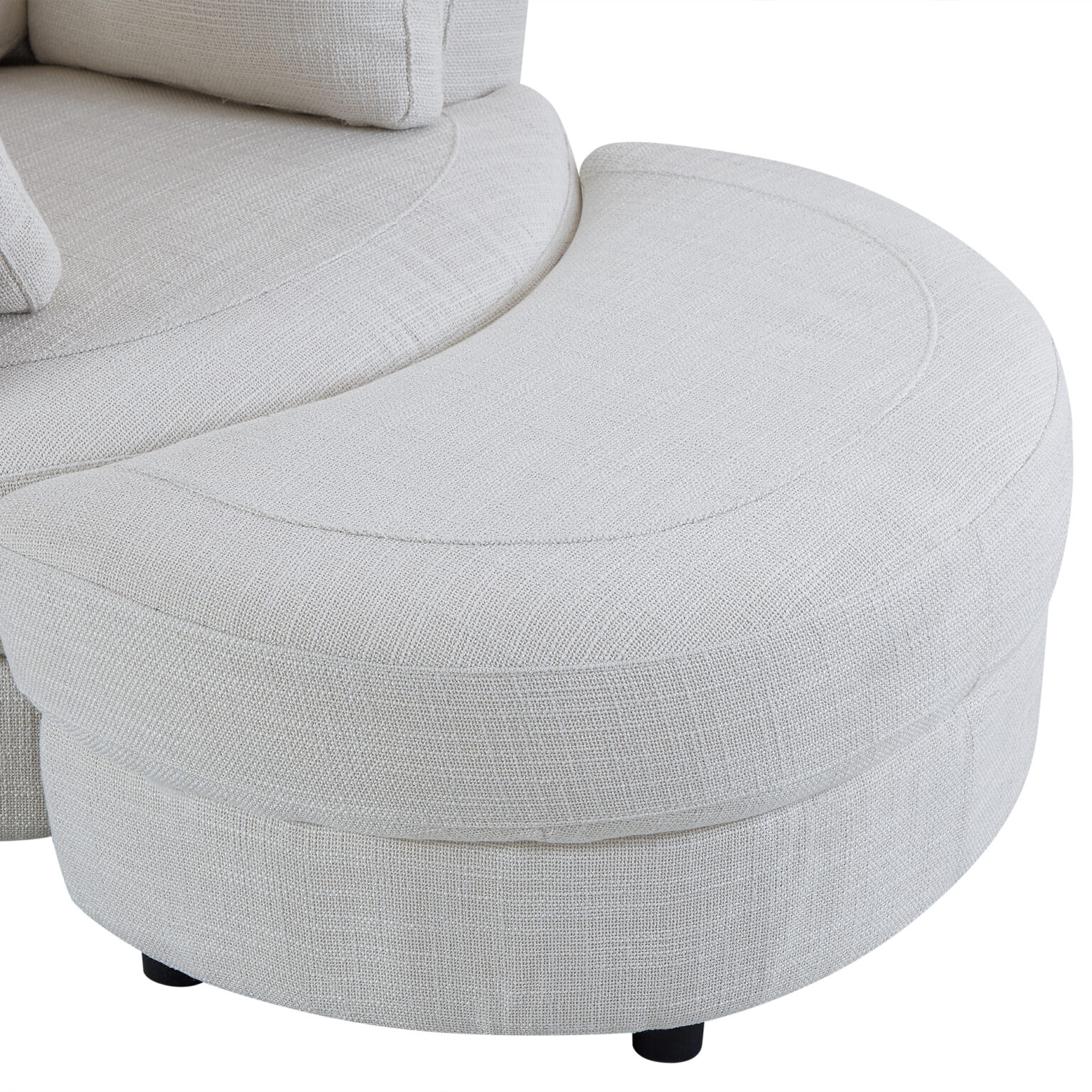 Cuddle Petite Swivel Chair & Ottoman in Byron Almond For Sale Shop Online Melbourne & Sydney ...